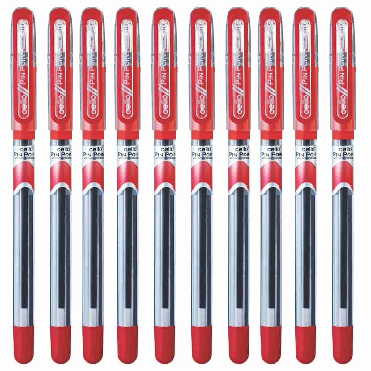 Cello Pinpoint Ball Pen Pack of 10 | Ant Mascot