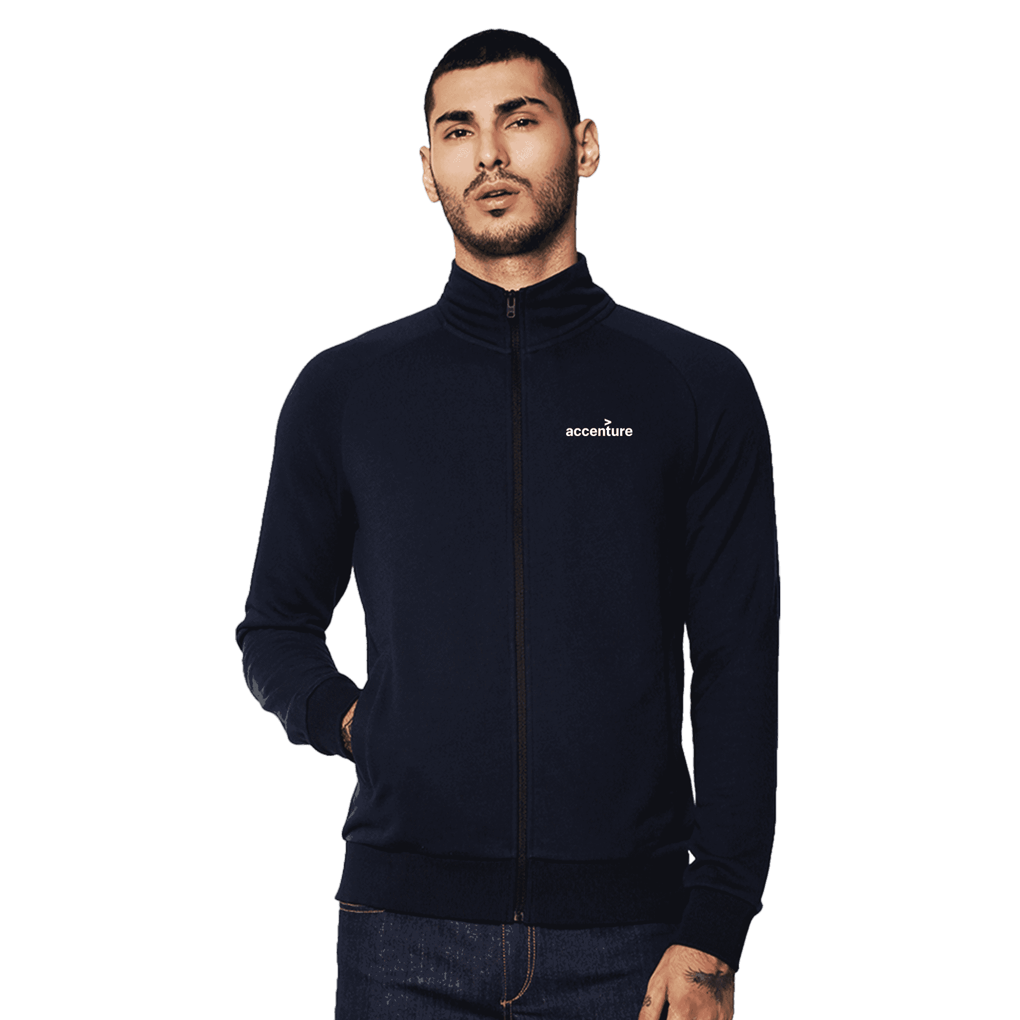 Jack and Jones Austin Hoodie Jacket - Navy Blue | Ant Mascot