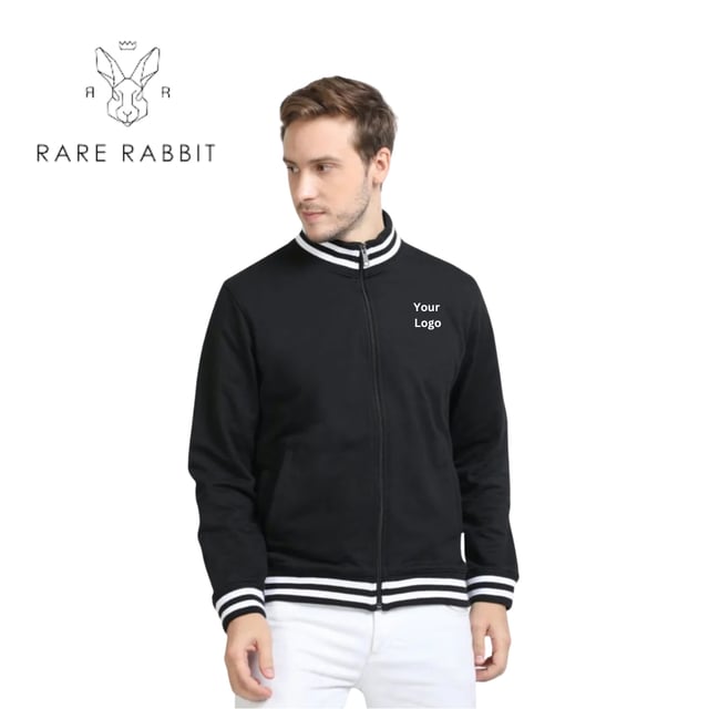 Rare Rabbit Rugby Jacket Black | Ant Mascot